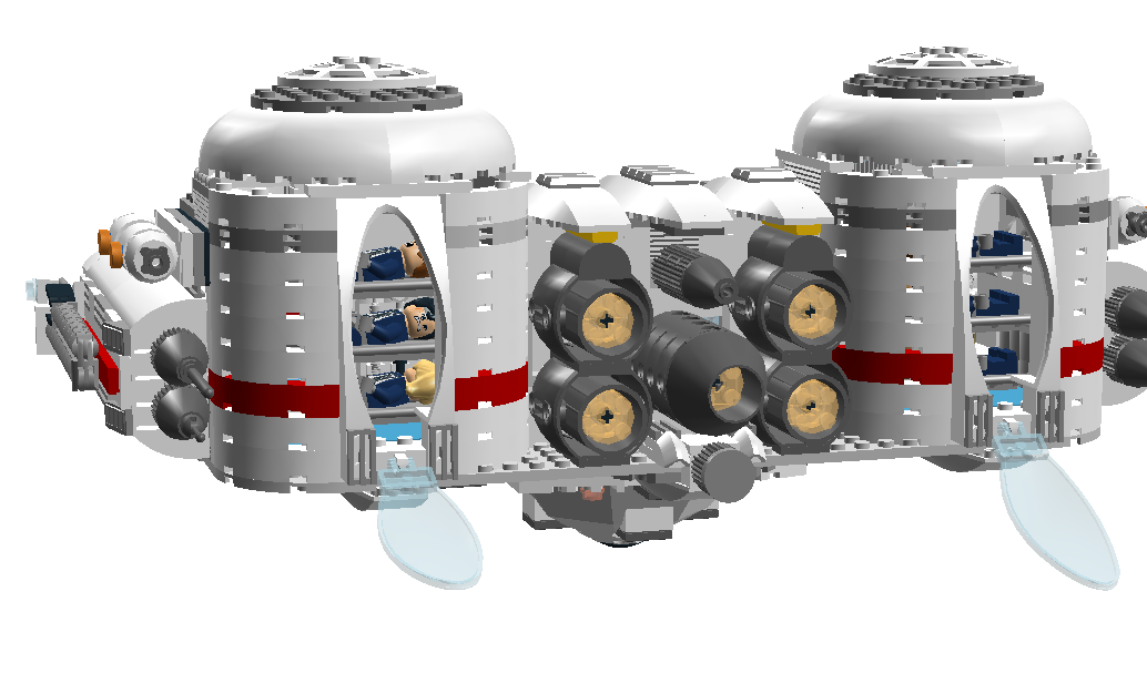 LEGO IDEAS - Hospital Class Cruiser - Galaxy Command