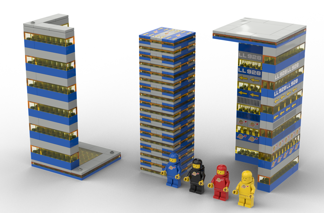 LEGO IDEAS - Classic Space Jenga - Just Add Gravity!