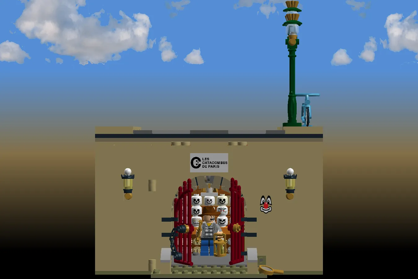 LEGO IDEAS - The Catacombs in Paris and Medieval Bridge, 2 in 1 – [LDD]