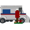 LEGO IDEAS - USPS Delivery Truck