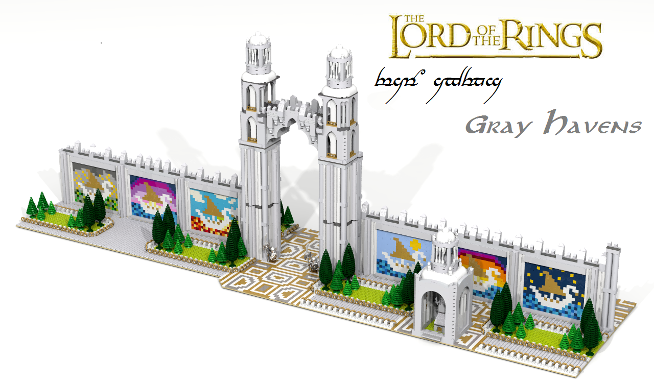 LEGO IDEAS - The GREY HAVENS city