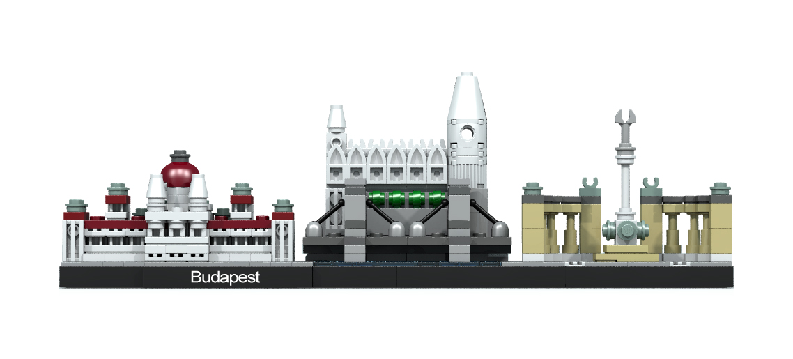 LEGO IDEAS - Budapest Skyline