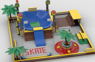 LEGO IDEAS - Product Ideas - Torndado Skateboard Park and Shop
