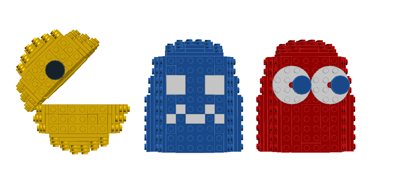LEGO IDEAS - Pac-Man Character Models