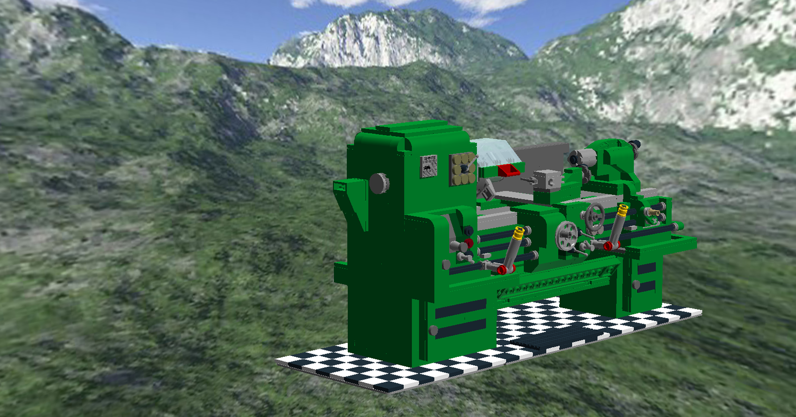 LEGO IDEAS - Lathe 2