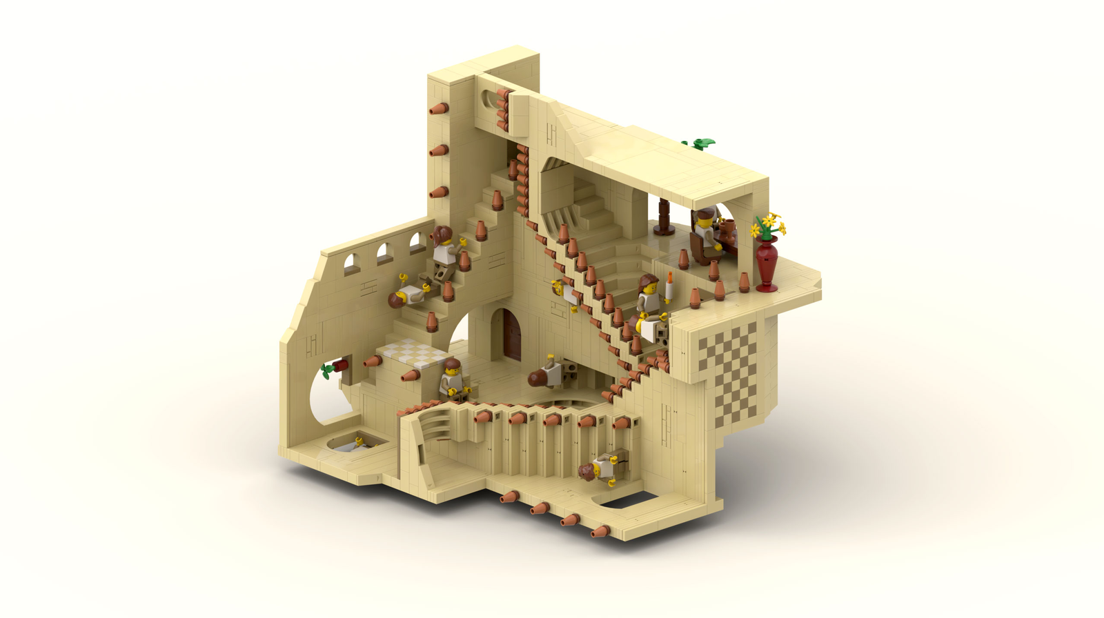 LEGO IDEAS - Relativity (M. C. Escher)