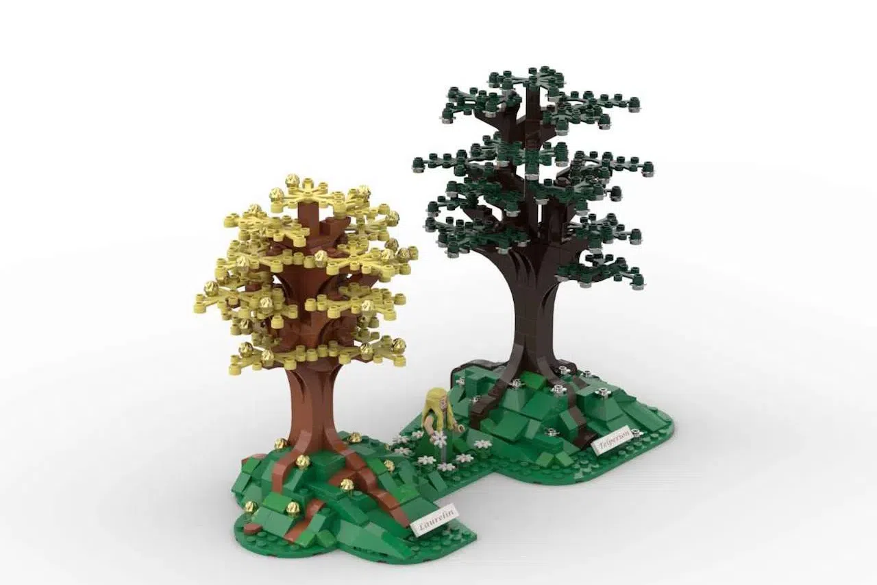 LEGO IDEAS - The Two Trees - Laurelin and Telperion