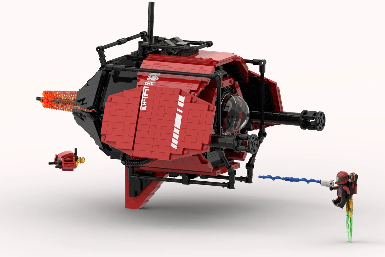 LEGO IDEAS - No Man’s Sky Sentinel Drone With LED Scanner