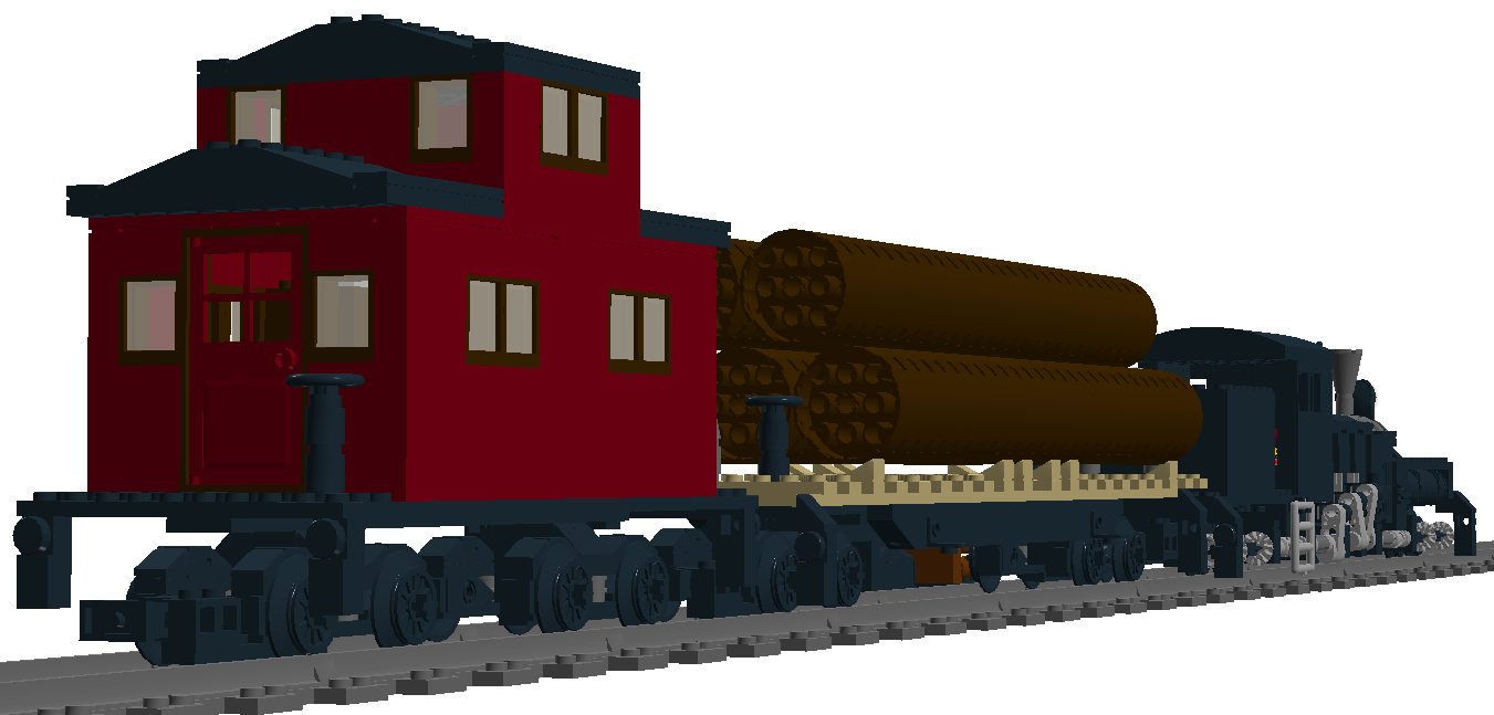 Lego Shay Locomotive