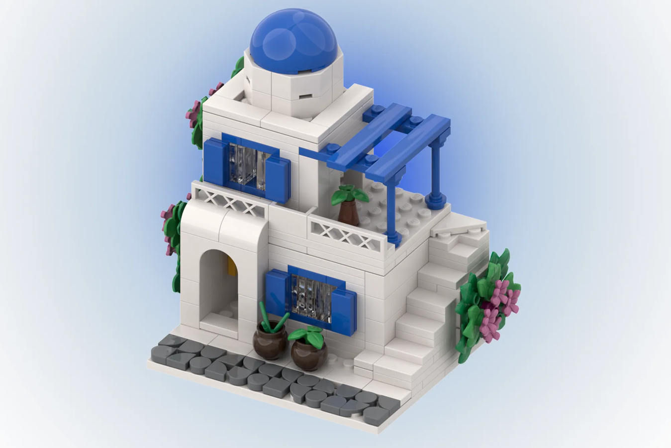 LEGO IDEAS - Greek House in Santorini