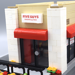 LEGO IDEAS - Realistic Five Guys Project
