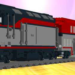 LEGO IDEAS - CalTrain Baby Bullet Express set