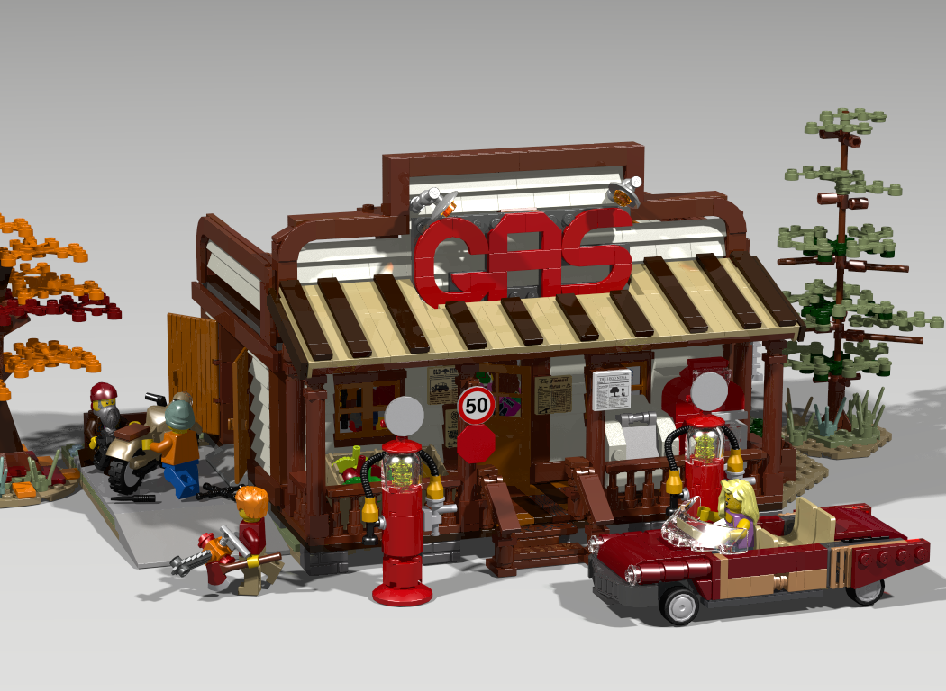 LEGO IDEAS - Gas Station