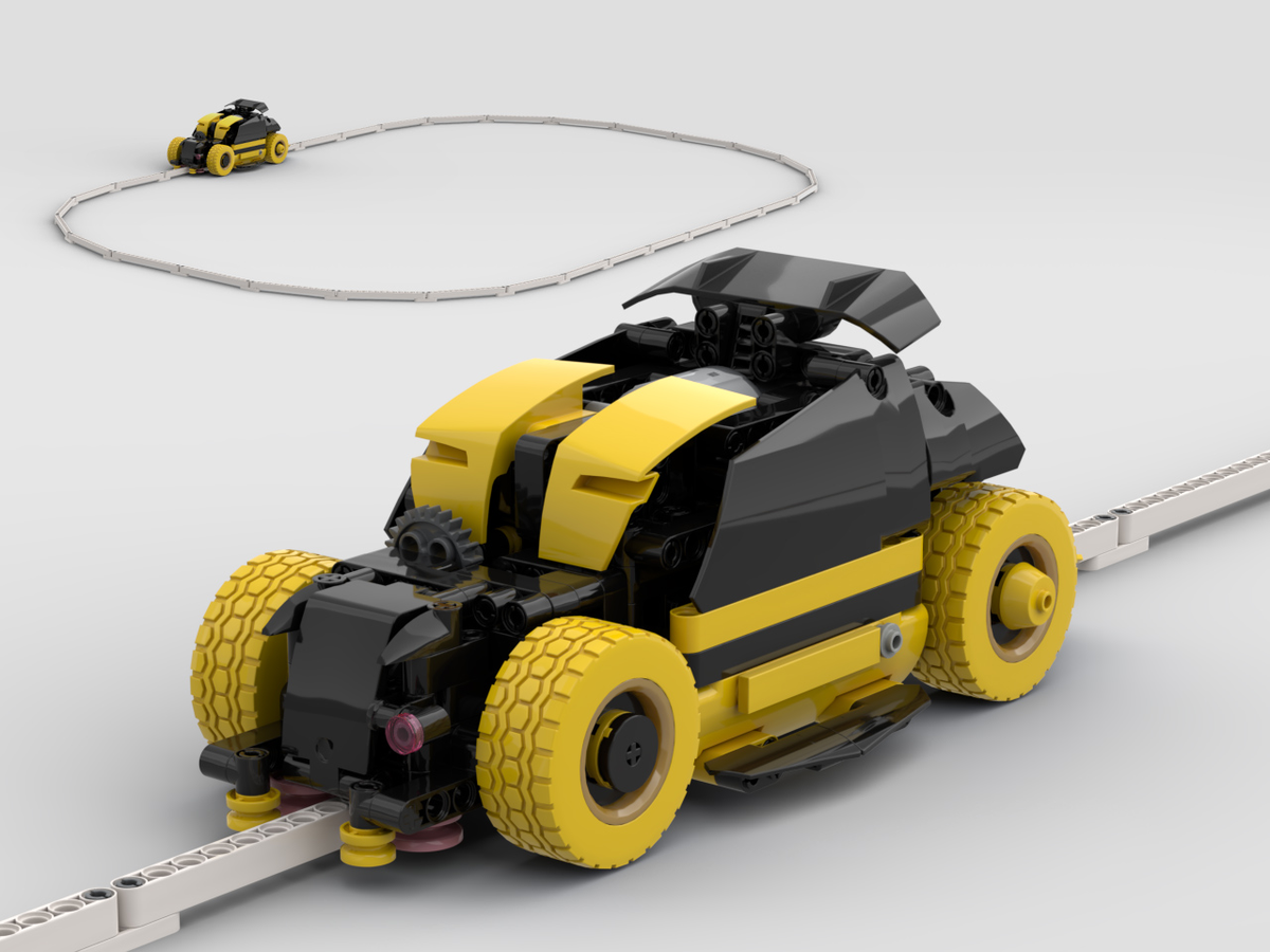 LEGO IDEAS - Mini4WD The BEE Motorized Racer