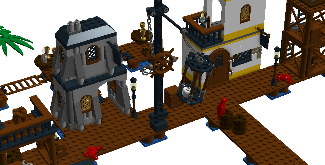 LEGO IDEAS - Pirate Harbor: Port Plunder