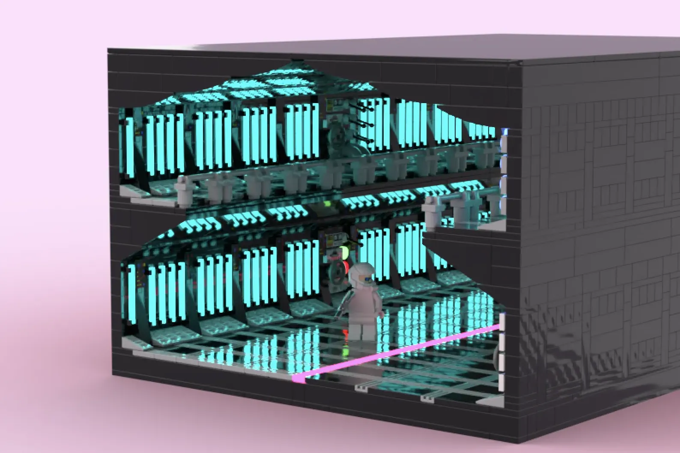 LEGO IDEAS - Futuristic Hallway