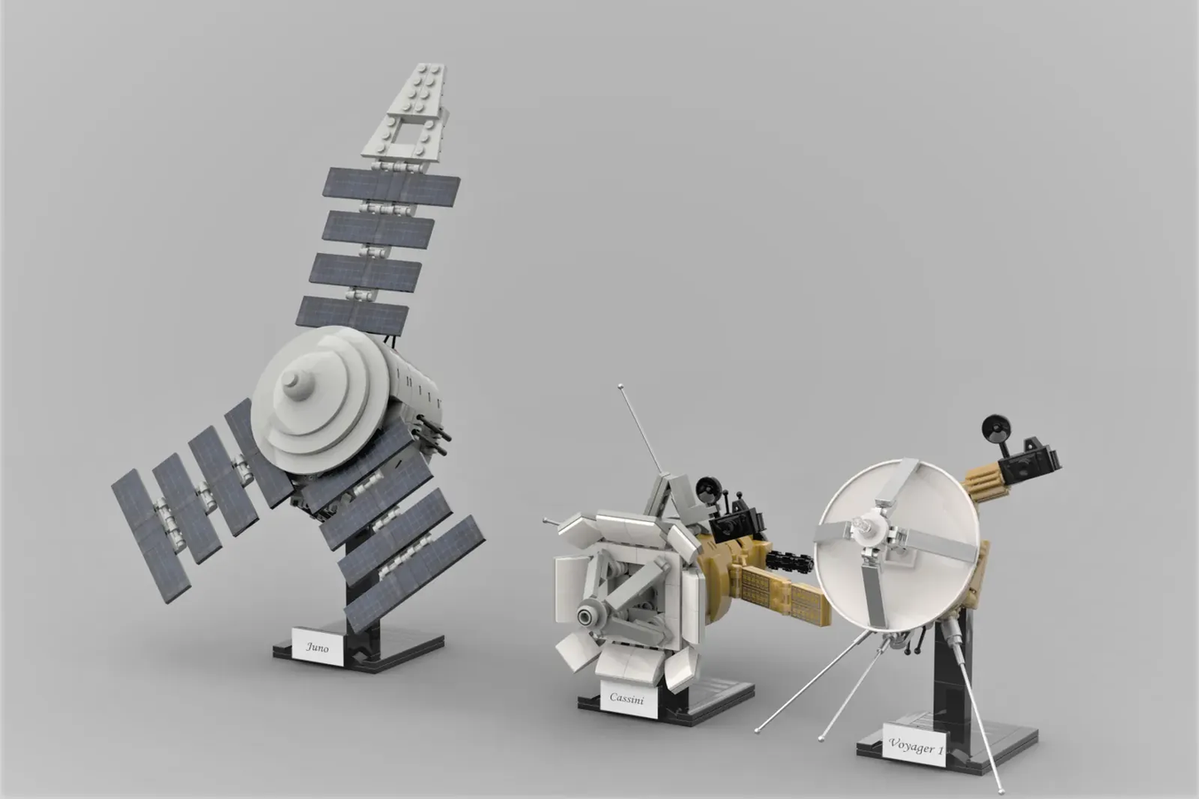 LEGO IDEAS - Space Explorers Voyager 1, Cassini and Juno