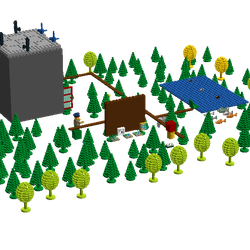LEGO IDEAS - - Scenic View Nature Trail and Fishing Pond