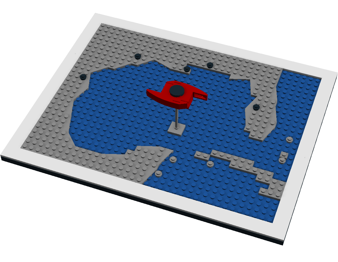 LEGO IDEAS - Hurrricane Map of the Gulf of Mexico