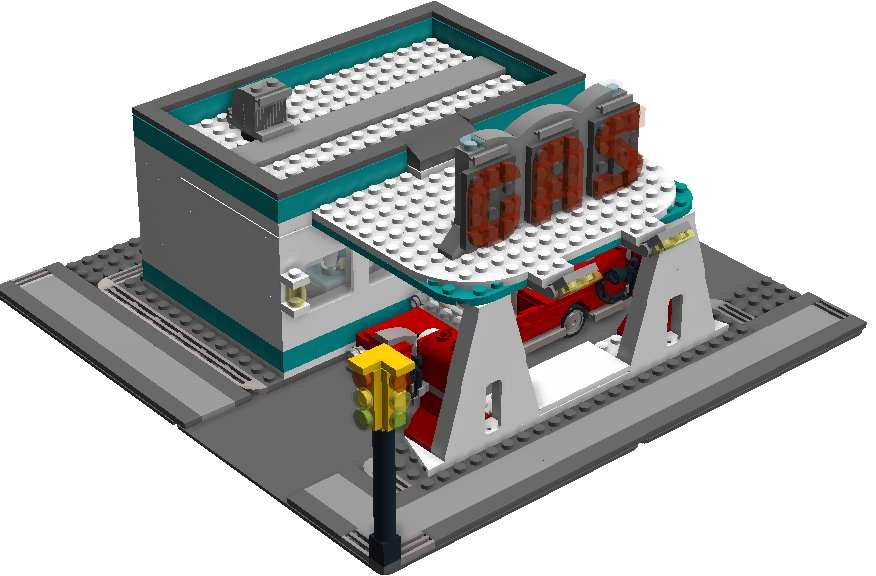 LEGO IDEAS - Old Gas Station