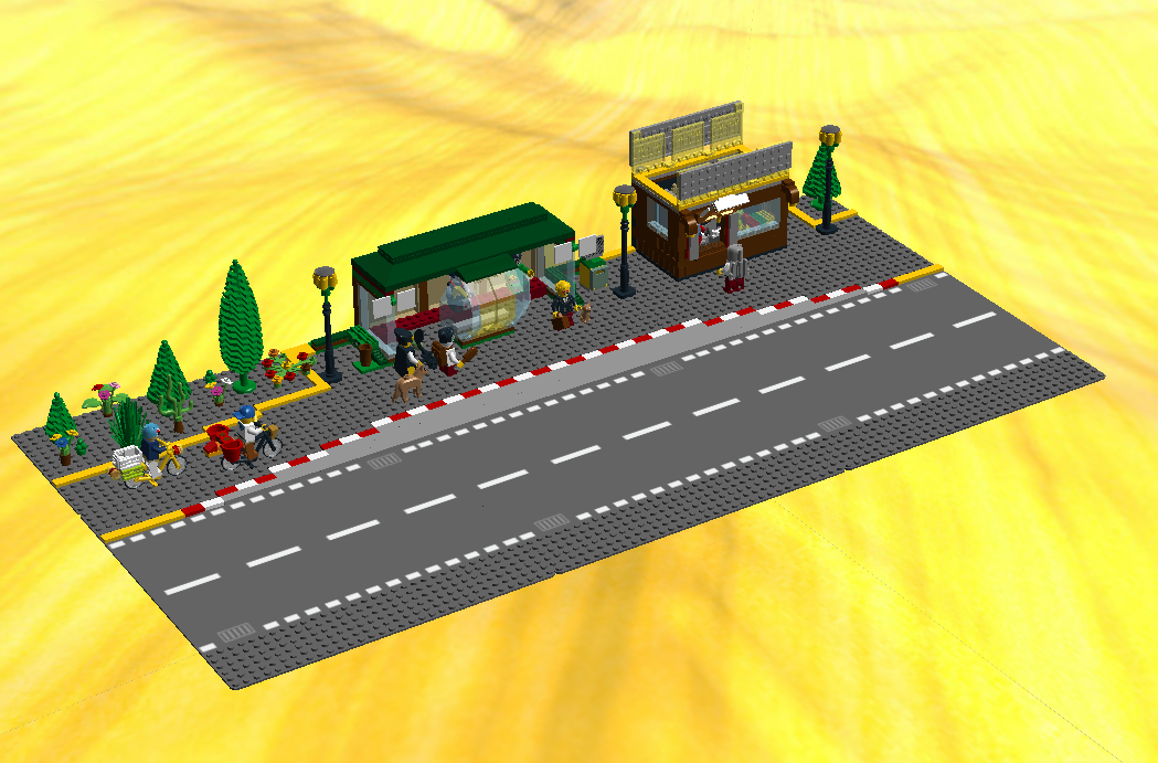 LEGO IDEAS - Communications - Bus Stop