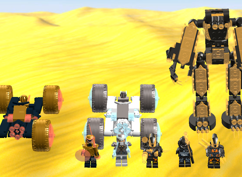 LEGO IDEAS - The Quadcycle & Mech Battle