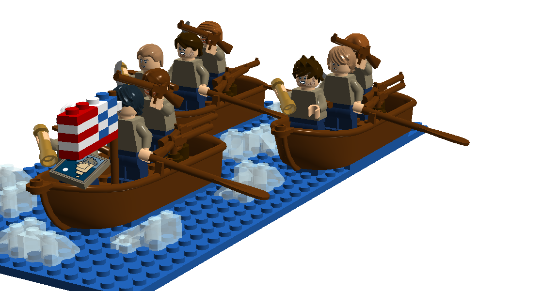 LEGO IDEAS - Crossing the Delaware- Washington