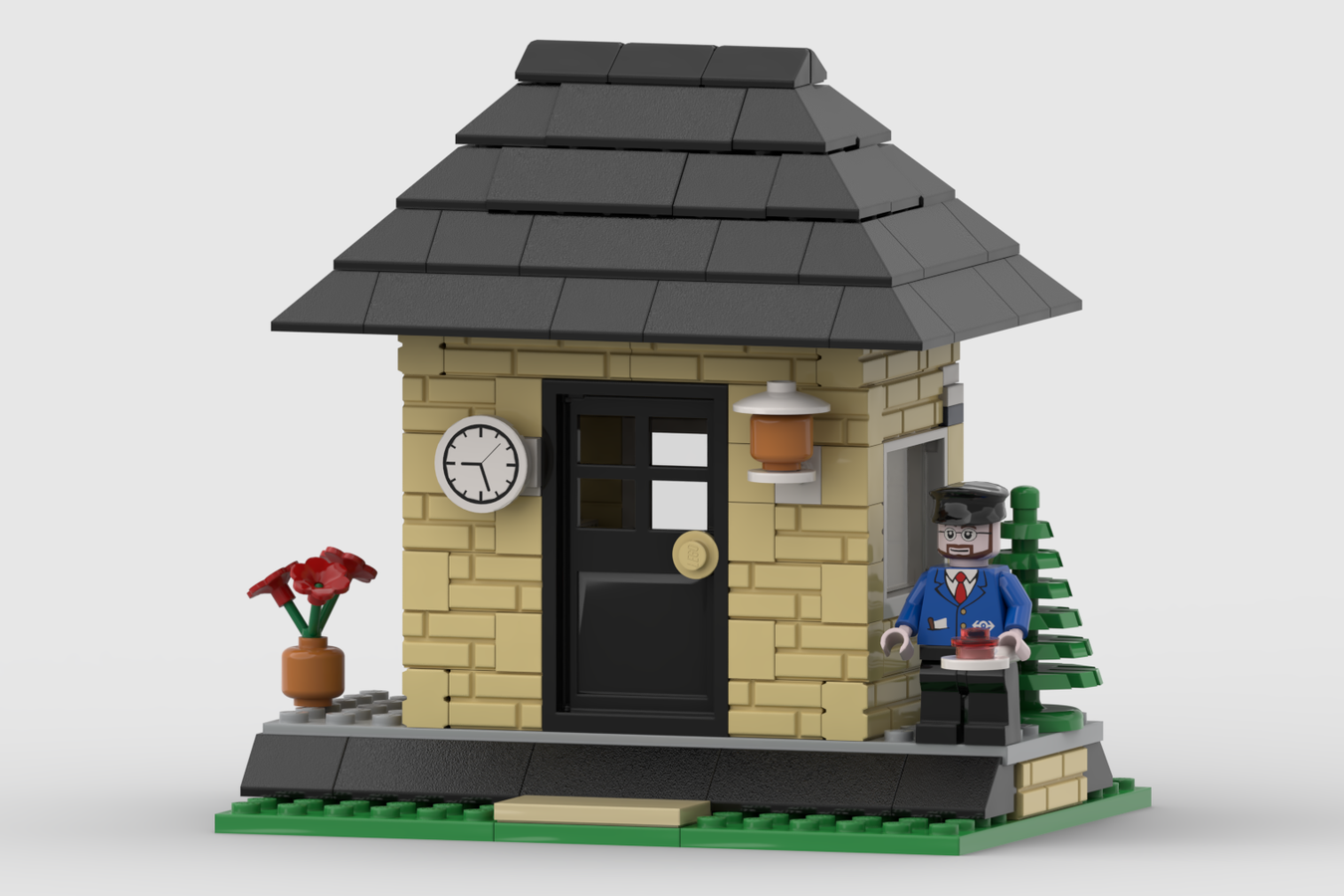LEGO IDEAS - Railway Station Office