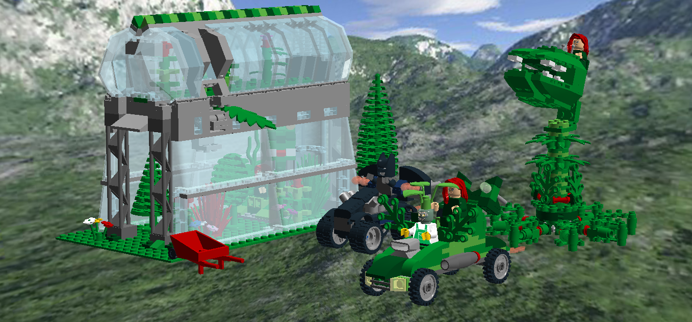LEGO IDEAS - batman, poison ivy's botanical garden