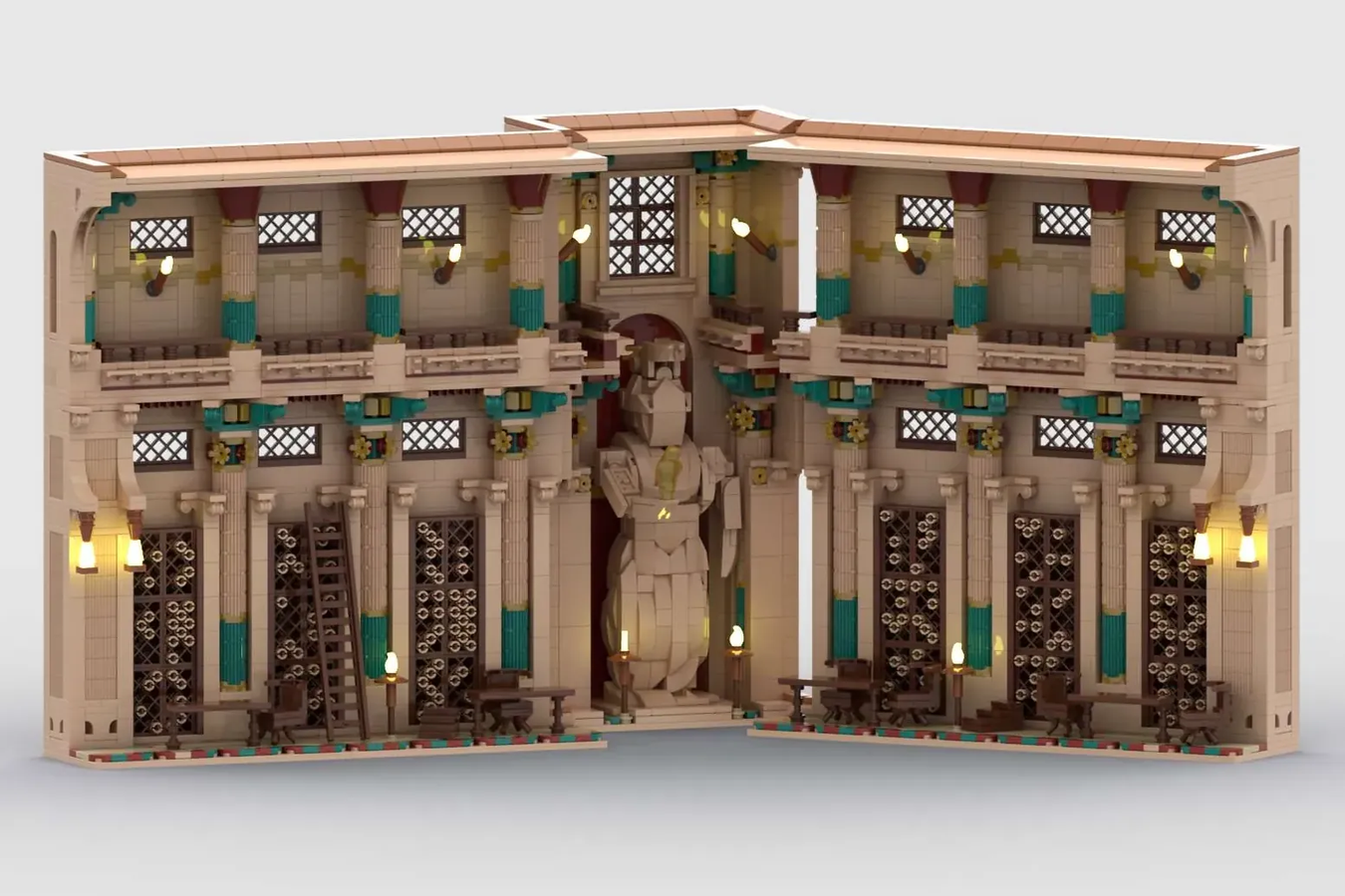 LEGO IDEAS - The Great Library of Alexandria Book Nook