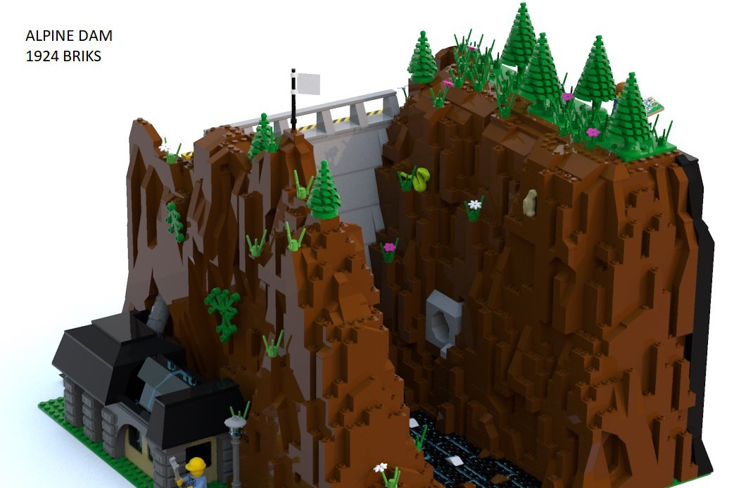 LEGO IDEAS - Alpine Dam