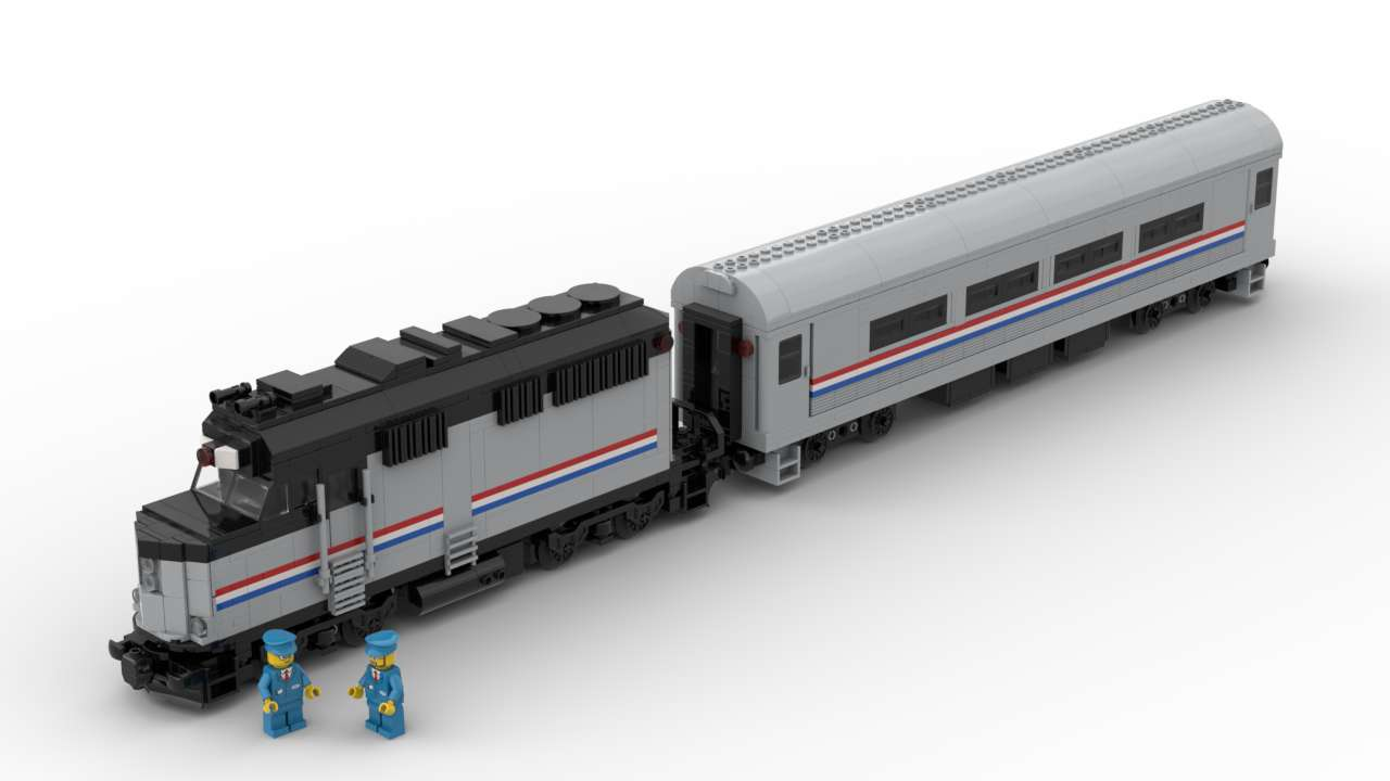 Lego Amtrak Train