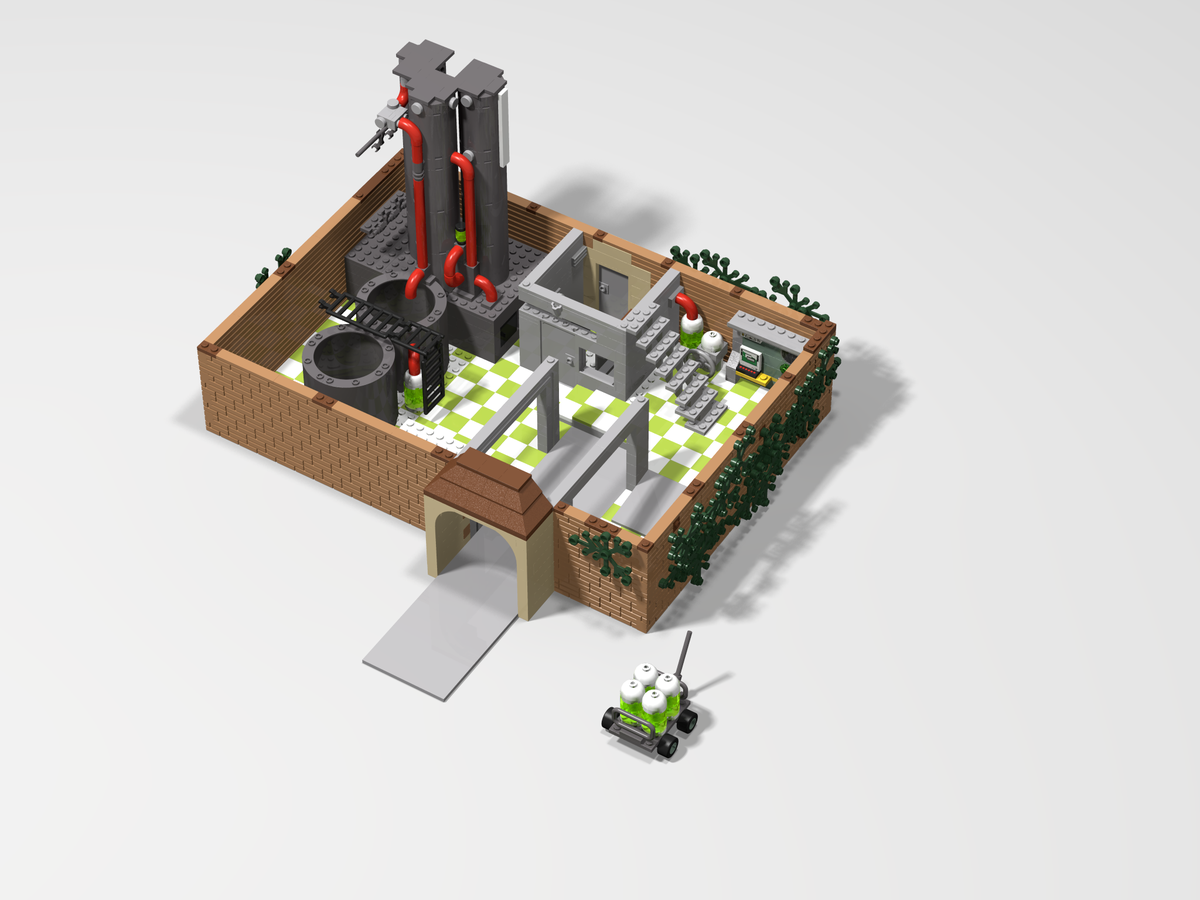 LEGO IDEAS - Batman - Ace Chemicals Modular Factory