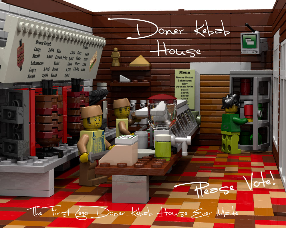 LEGO IDEAS - Lego Doner Kebab House / Restaurant