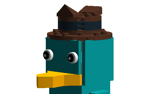 LEGO IDEAS - Perry the Platypus Brickheadz from Phineas and Ferb