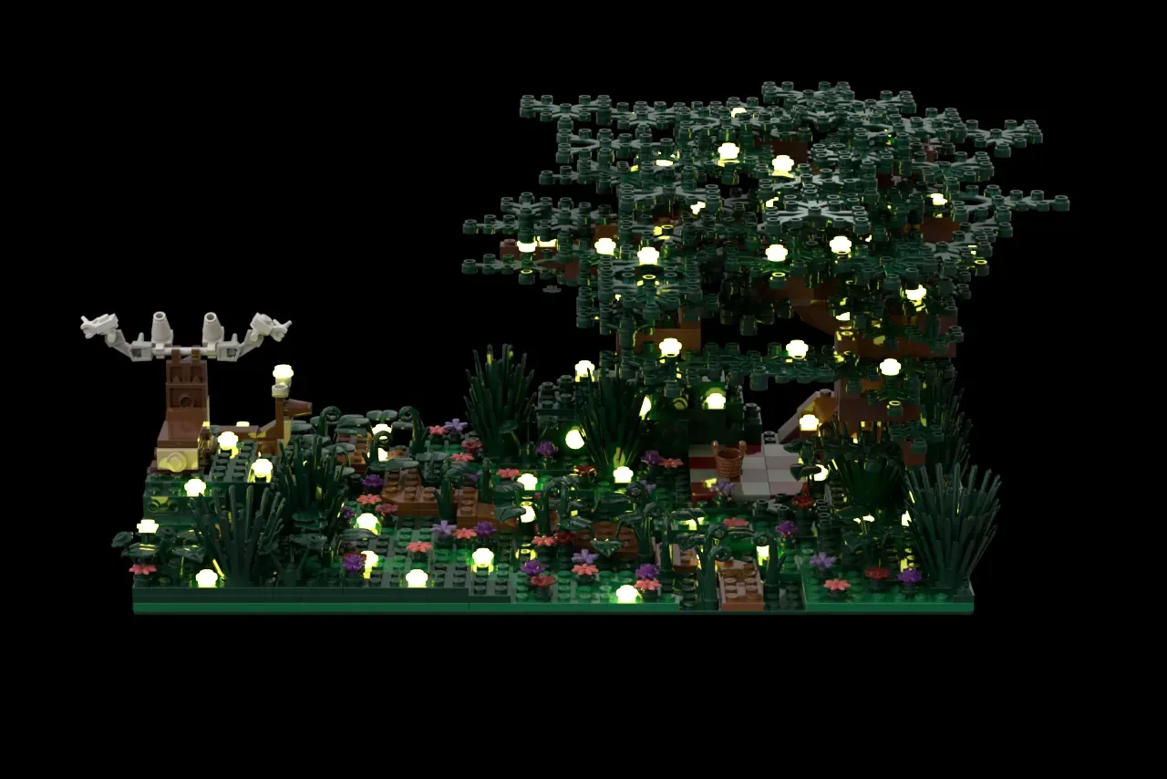 LEGO IDEAS - Forest With Fireflies