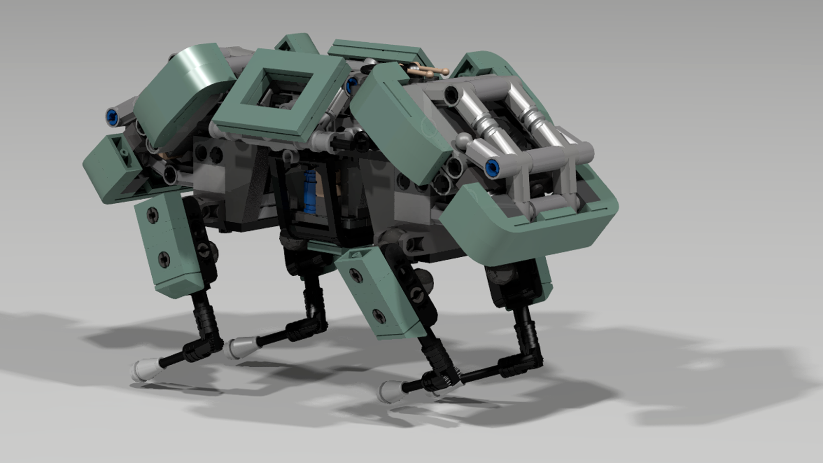 LEGO IDEAS - WildCat four-legged real robot