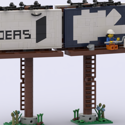 LEGO IDEAS - City Billboards: Painter and LEGO Ideas