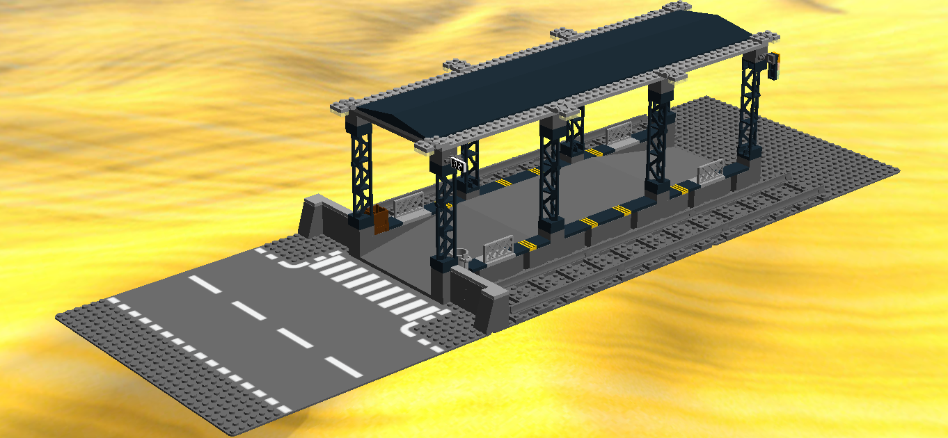 LEGO IDEAS - Railway cargo station