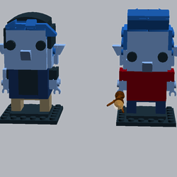 LEGO IDEAS - Pixar's Onward Brickheadz: Ian & Barley