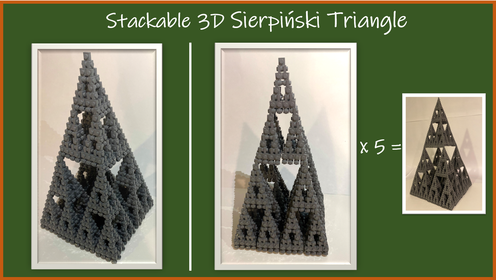 LEGO IDEAS - Stackable 3D Sierpinski Triangle
