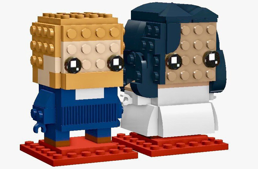 LEGO IDEAS - Prince Harry & Meghan Markle - BrickHeadz