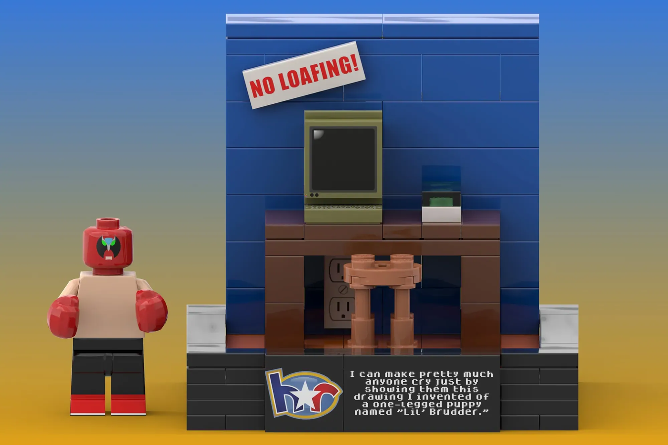 LEGO IDEAS - Homestar Runner - From the Computer Desk of Strong Bad