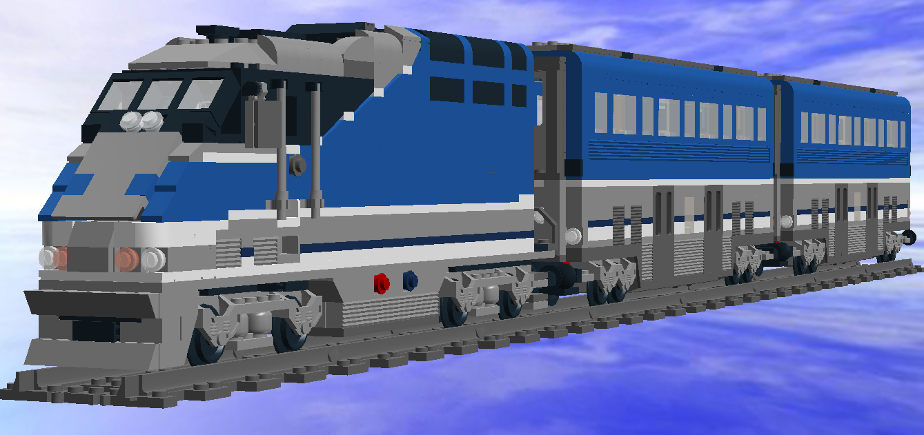 Lego Amtrak Train