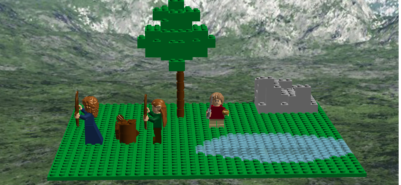 LEGO IDEAS - Merida and Tauriel's Archery Practice