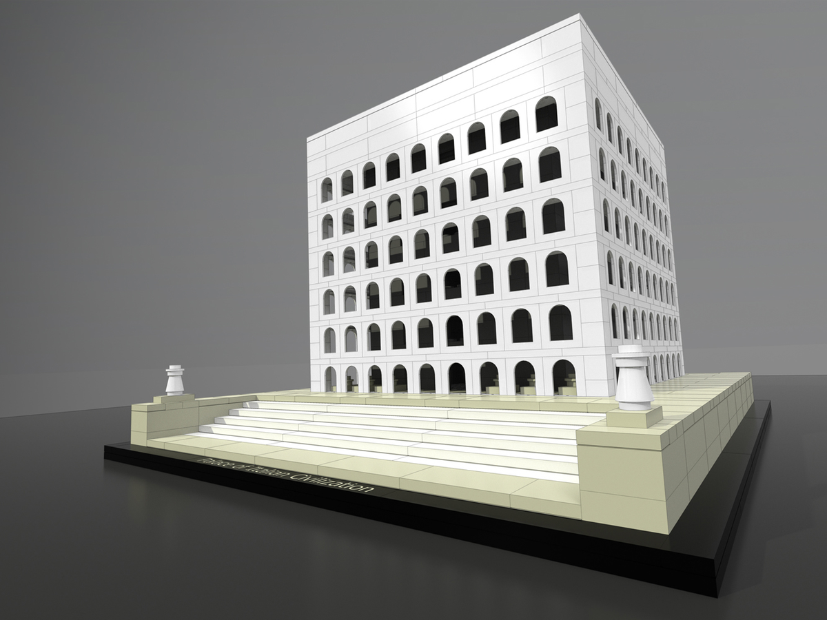 LEGO IDEAS - Palace of Italian Civilization (Rome)