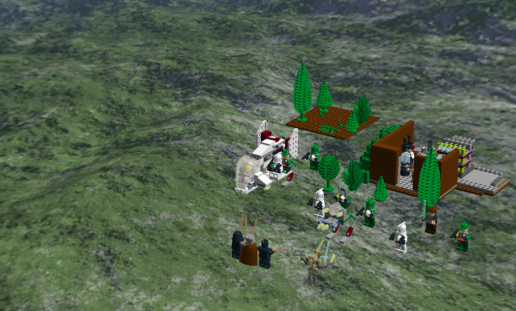 LEGO IDEAS - forest fight ( F.F )