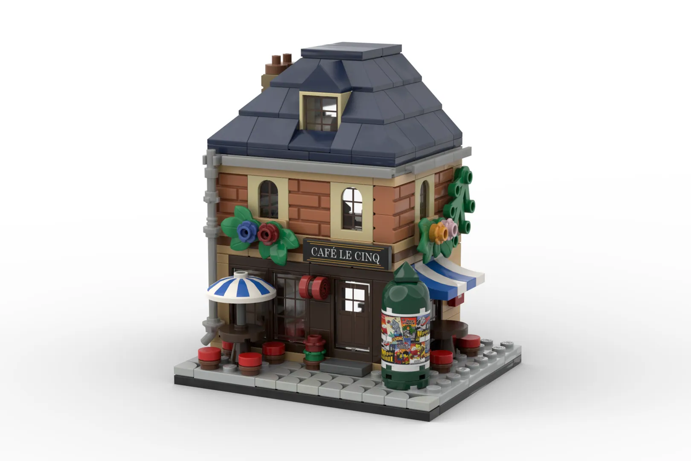 LEGO IDEAS - House of the World X Microscale Shop : French Café