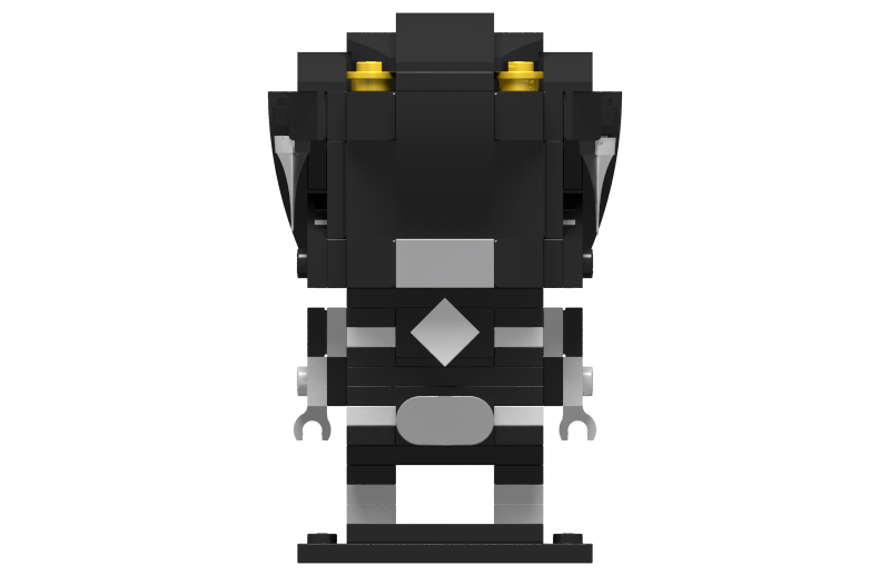 LEGO IDEAS - Brickheadz - Black Power Ranger