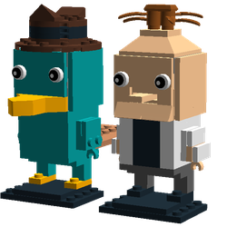 LEGO IDEAS - Phineas and Ferb Perry the Platypus Brickheadz